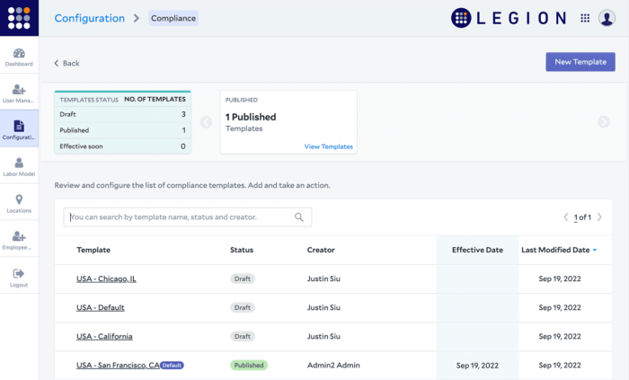 Create granular, task-based labor modeling with Legion WFM