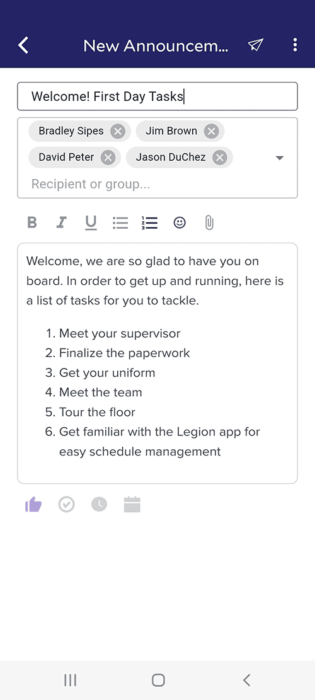 Improve Employee Communications with Legion WFM