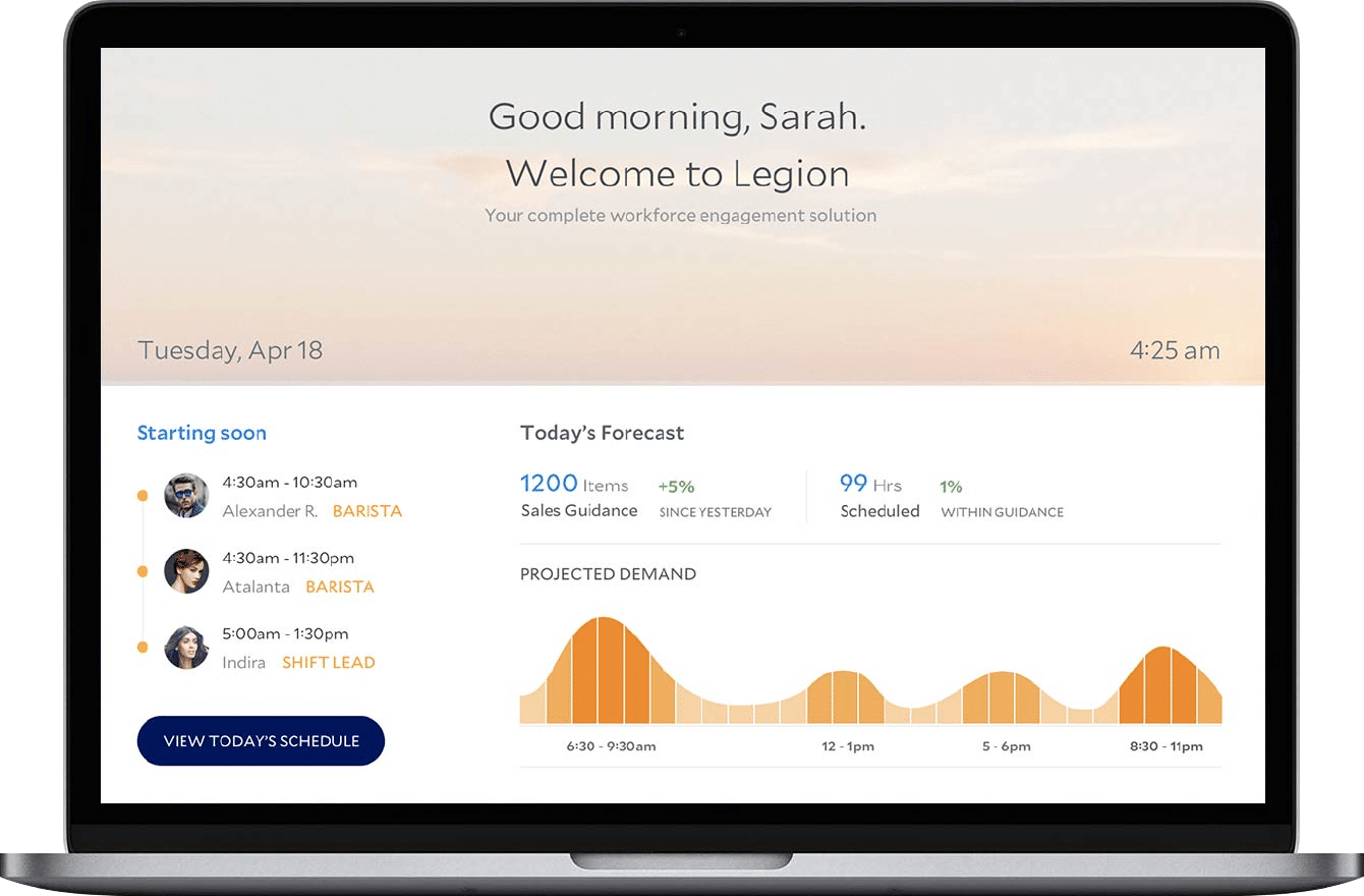 Legion WFM - Request a Demo