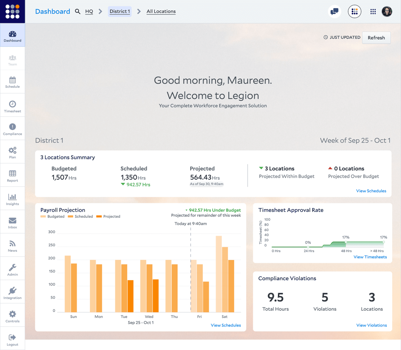 Create granular, task-based labor modeling with Legion WFM