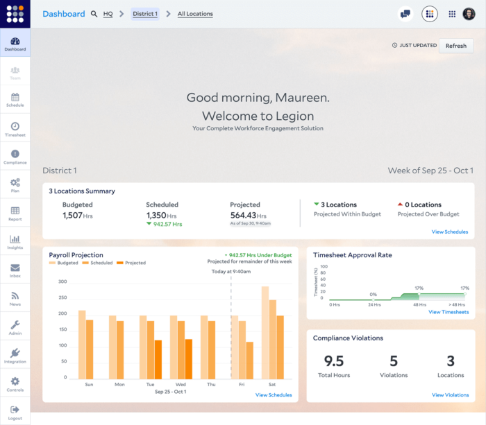 Create granular, task-based labor modeling with Legion WFM