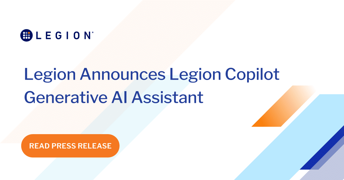 Legion Announces Legion Copilot Generative Ai Assistant
