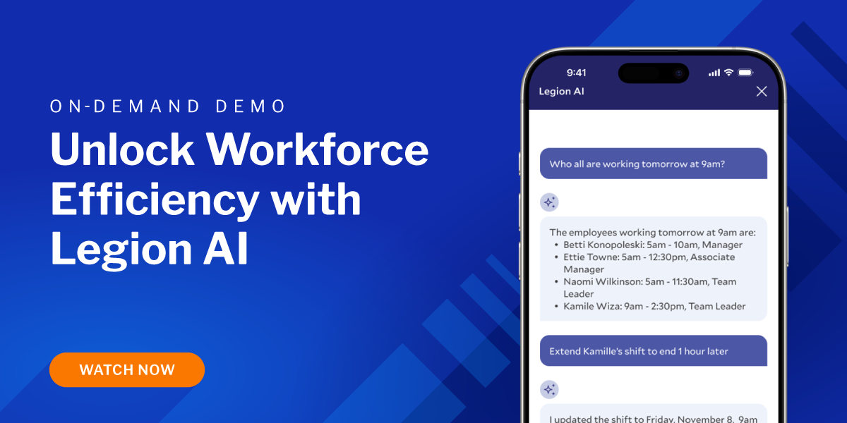 Live Demo: Unlock Workforce Efficiency with Legion AI