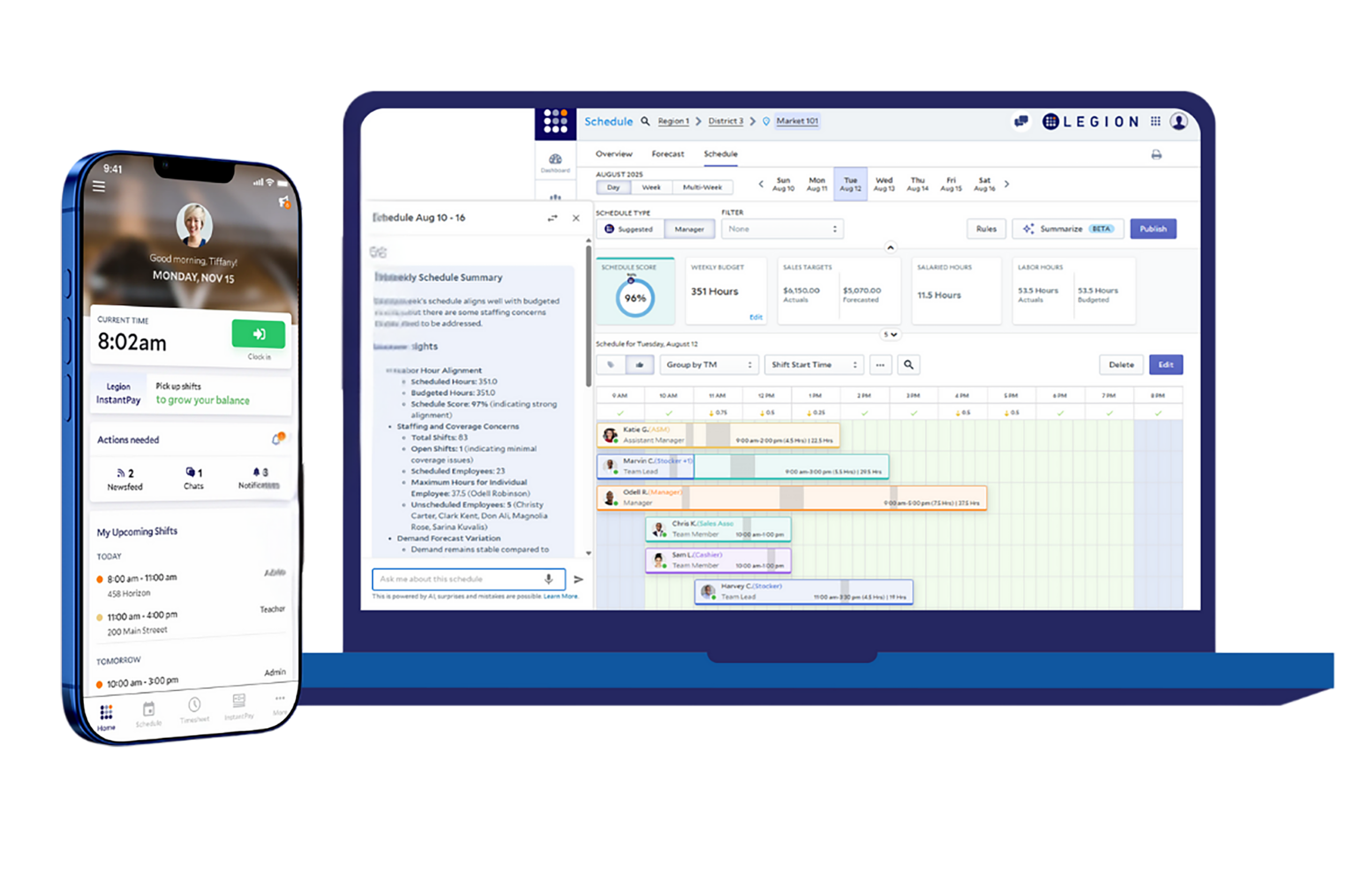 Intelligent Automation Powered by Legion Workforce Management Platform